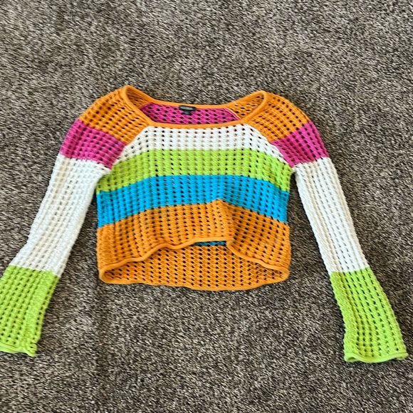 wild fable | Sweaters | Seethrough Multicolored Sweater For Women ...